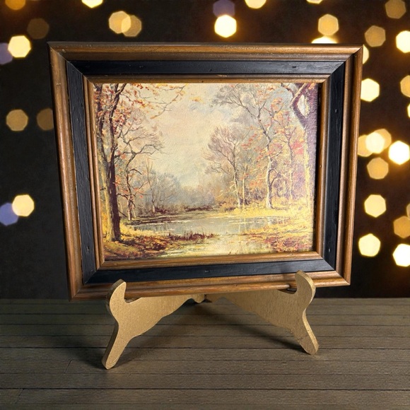 Robert Wood | Art | Vintage Robert Wood Classic Print Autumn Gold ...